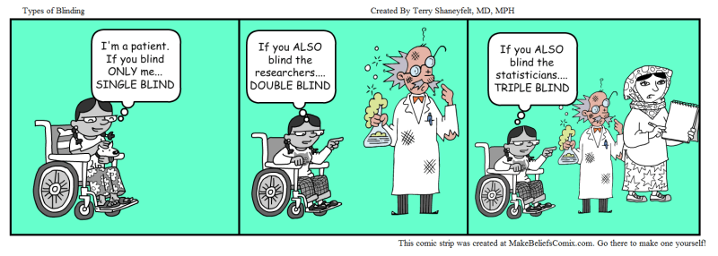 A Cartoon About Blinding: Using New Tools Can Be Fun | ebmteacher